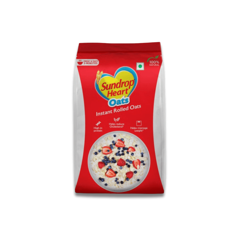 Sundrop Heart Plain Oats 500gm – SDRKART